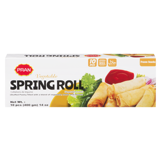 Pran Spring Roll-10 Pc (20X400g) – Quality Agency Group