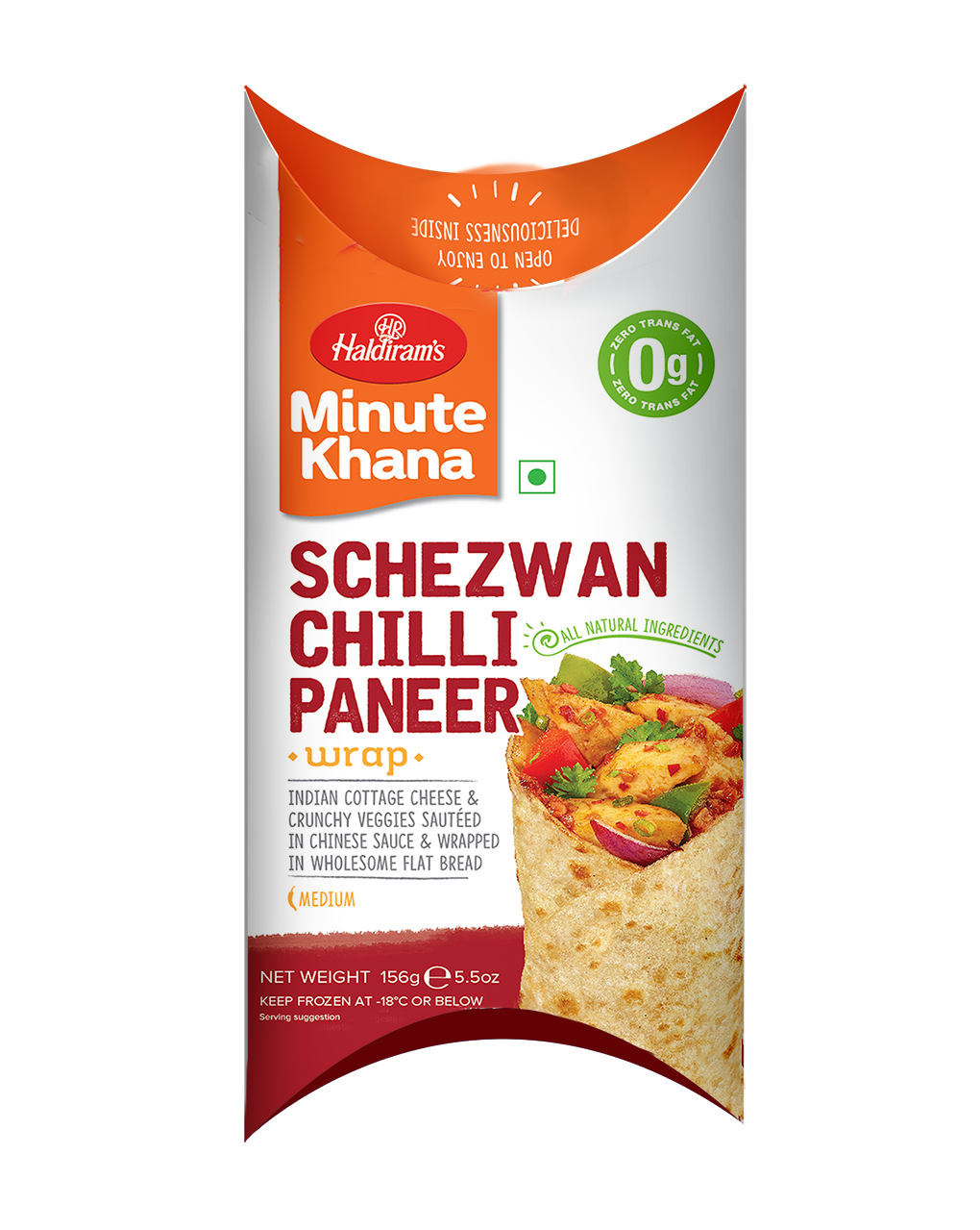 Haldiram Paneer Schezwan Wrap (24X156g) – Quality Agency Group